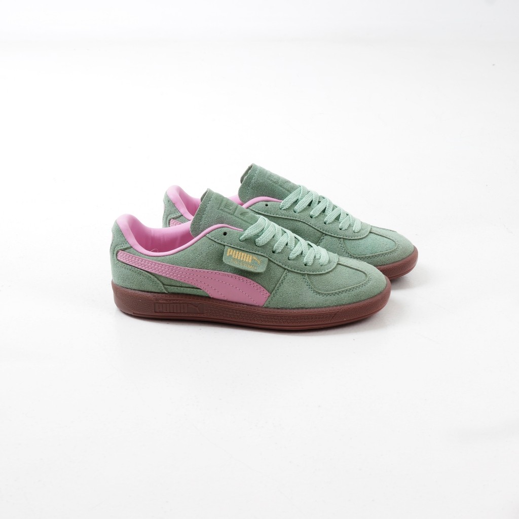 Jual Sneakers Puma Palermo Fresh Mint Fast Pink Gum | Shopee Indonesia