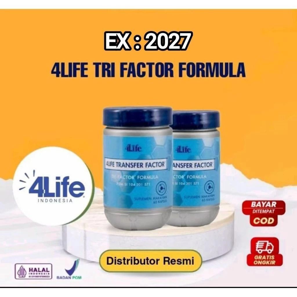 Jual 4LIFE TRANSFER FACTOR ASLI 100 %ORIGINAL SUPLEMEN VITAMIN IMUN ...