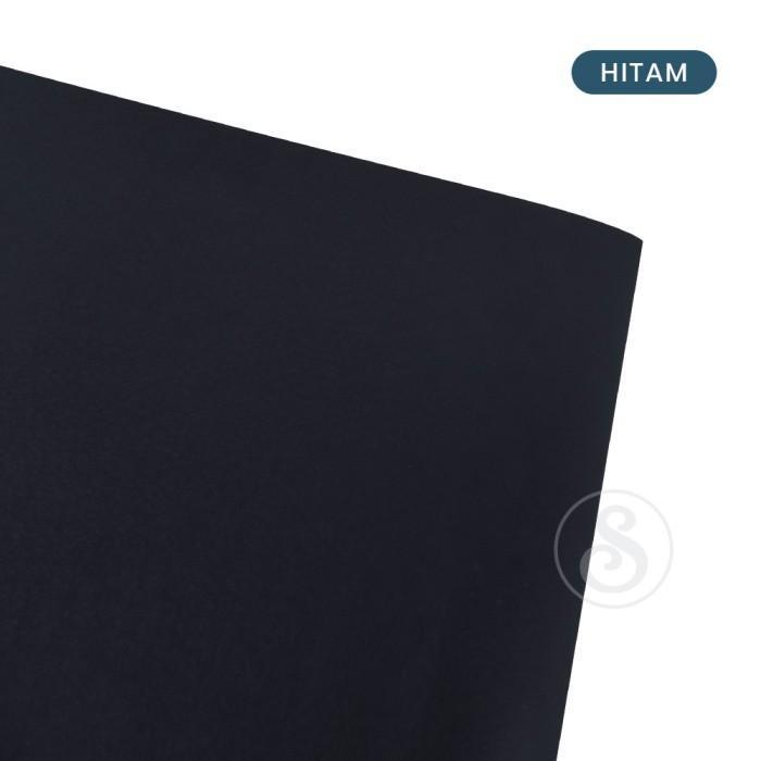 Jual Kertas Kado Polos 10 Lembar Warna Solid Dan Pastel - Hitam ...