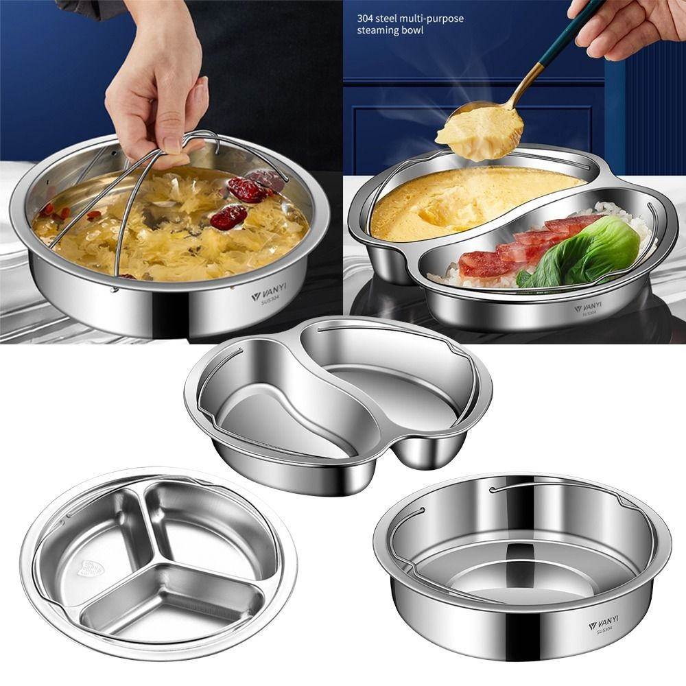 Jual Durable Stainless Steel Steamer Basket with Handle Stackable ...