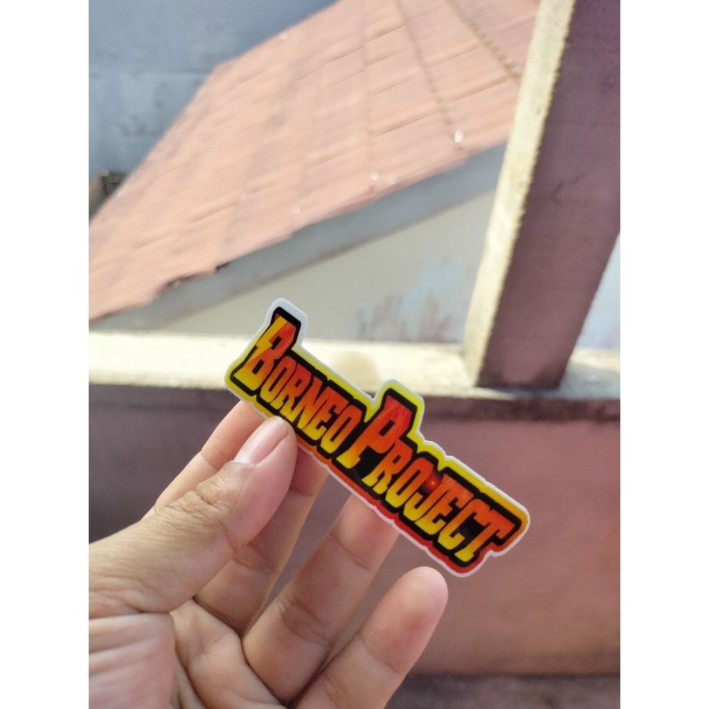 Jual Stieker Viral Stiker Borneo Project Sticker Motor Stiker Viral ...