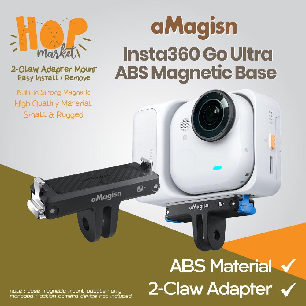 Jual aMagisn Quick Release for Insta360 Go Ultra Magnetic Mount Adapter ...