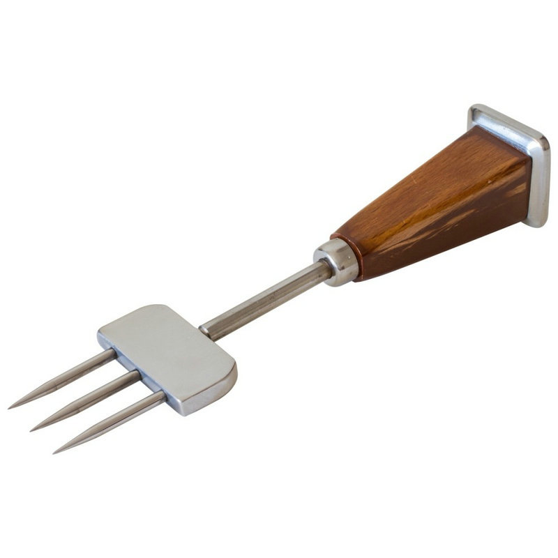 Jual Deluxe Ice Pick- 8-inch Sturdy Ice Chipper Stainless Steel & Wood ...