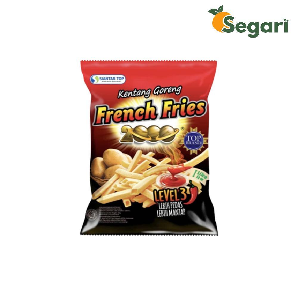 Jual French Fries 2000 Snack Kentang Goreng Level 3 60 gr | Shopee ...
