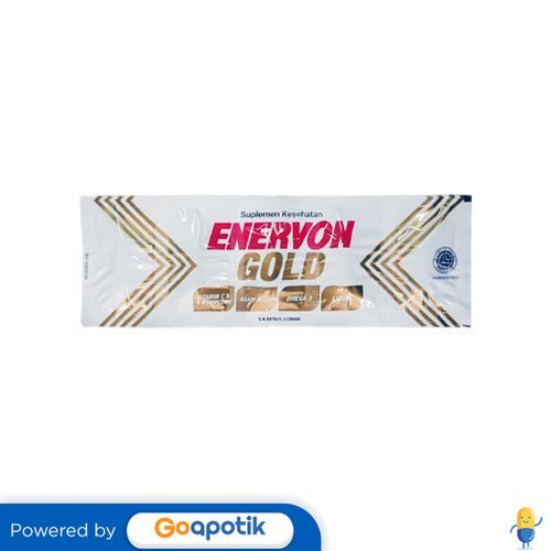 Jual Enervon Gold Strip 5 Kapsul | Shopee Indonesia