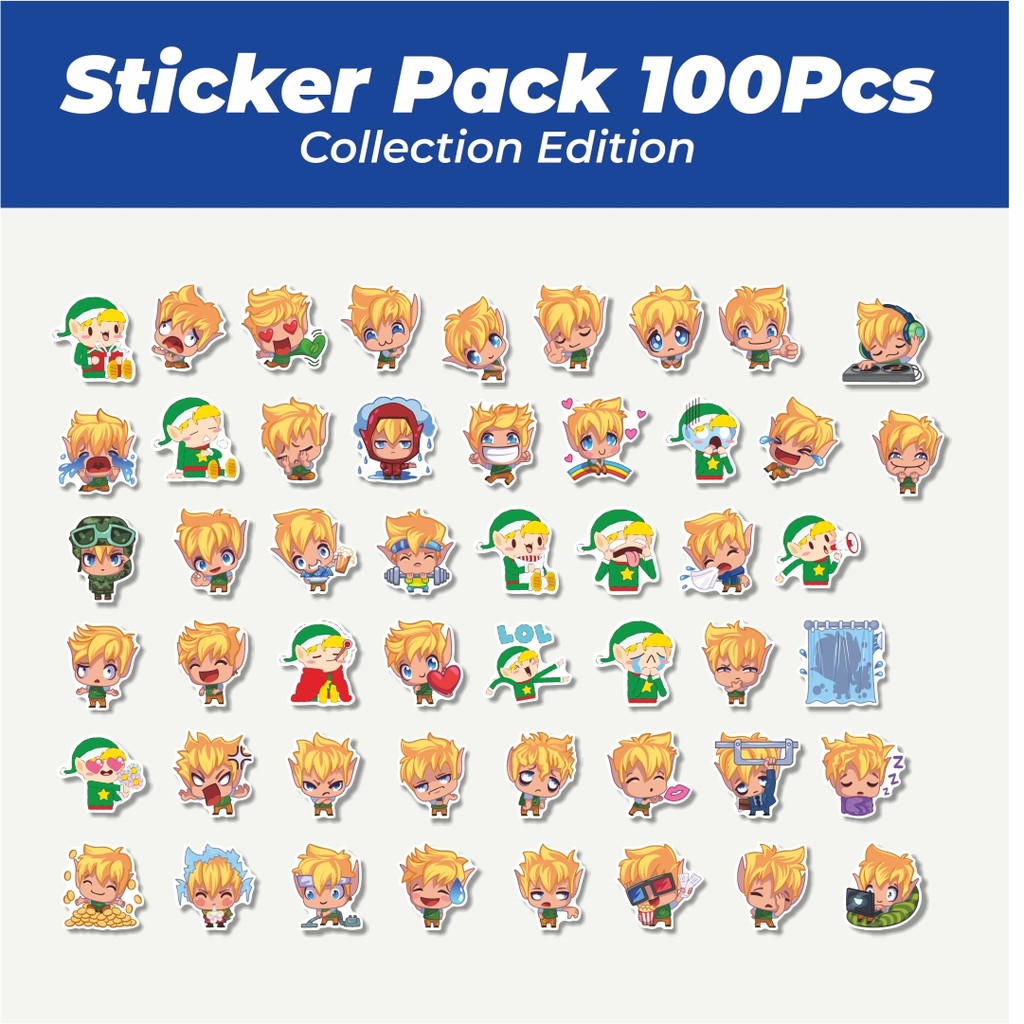 Jual Hot Stiker Stiker VK TOBY Lucu Anti Air Stikers Berperekat ...