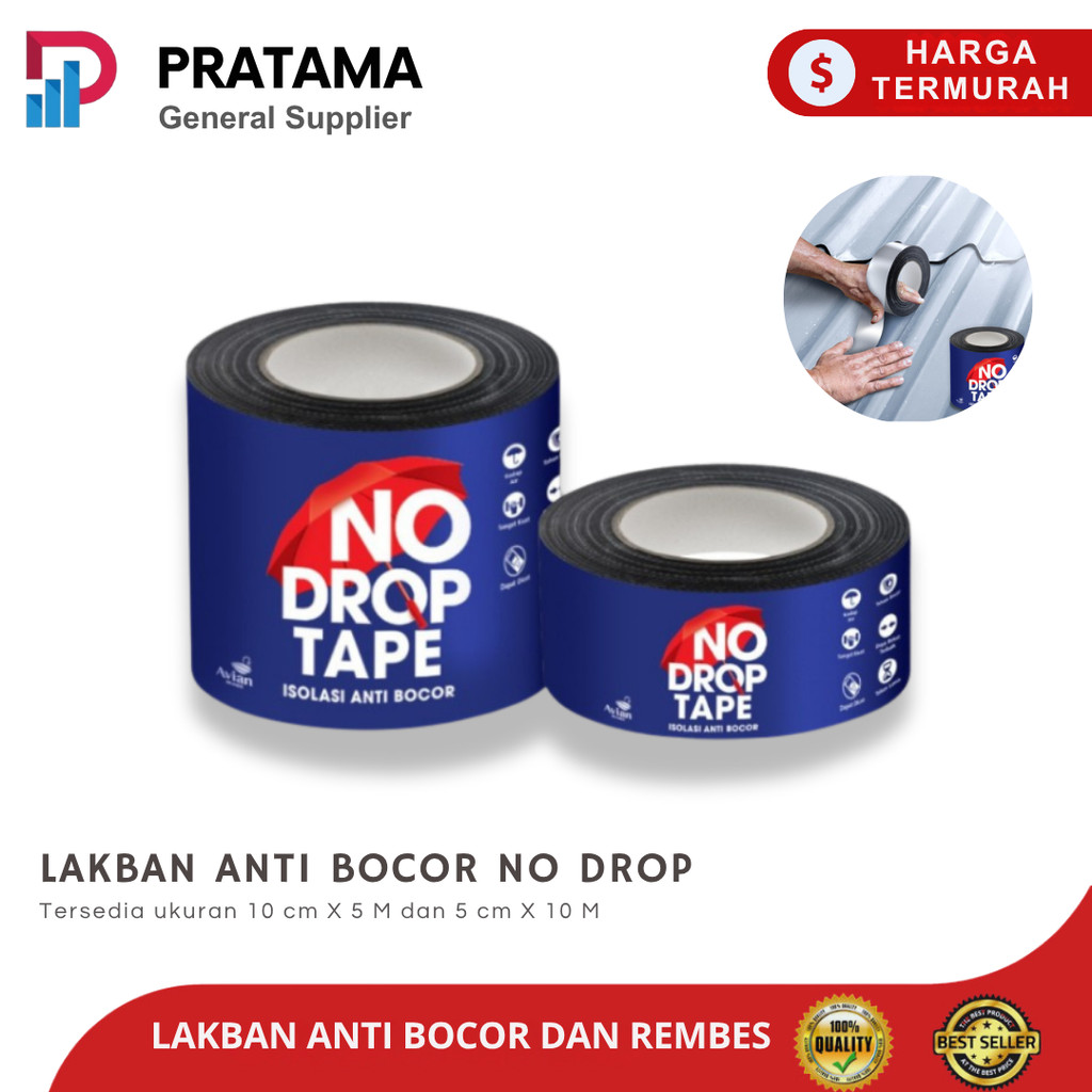 Jual no drop tape waterproof isolasi anti bocor nodrop tape isolasi ...