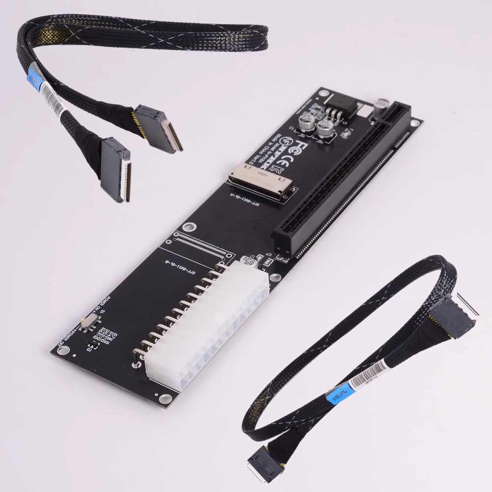 Jual Oculink 8x SFF8611 SFF8612 8i To PCI Express 40 X16 Adapter Gen4 ...
