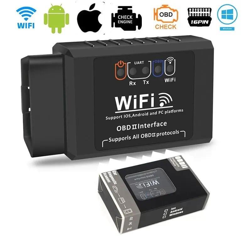 Jual OBD2 WIFI ELM327 V 1.5 Scanner for iPhone IOS /Android Auto OBI ...