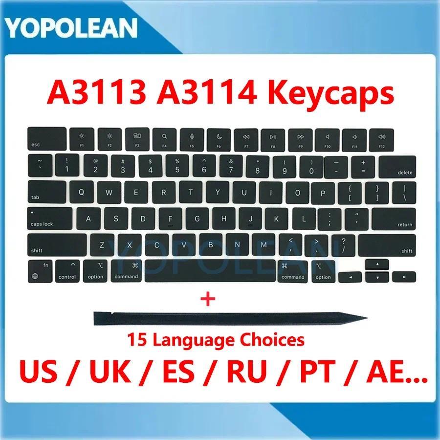 Jual New A3113 A3114 Keycaps Keys For Macbook Air M3 13" 15" Key Cap US ...
