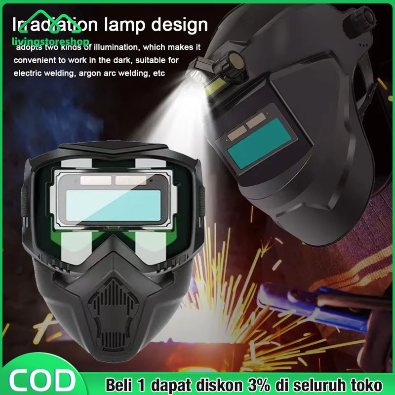 Jual Helm Kedok Las Otomatis Las Auto Dark Welding Helmet Safety Helm ...