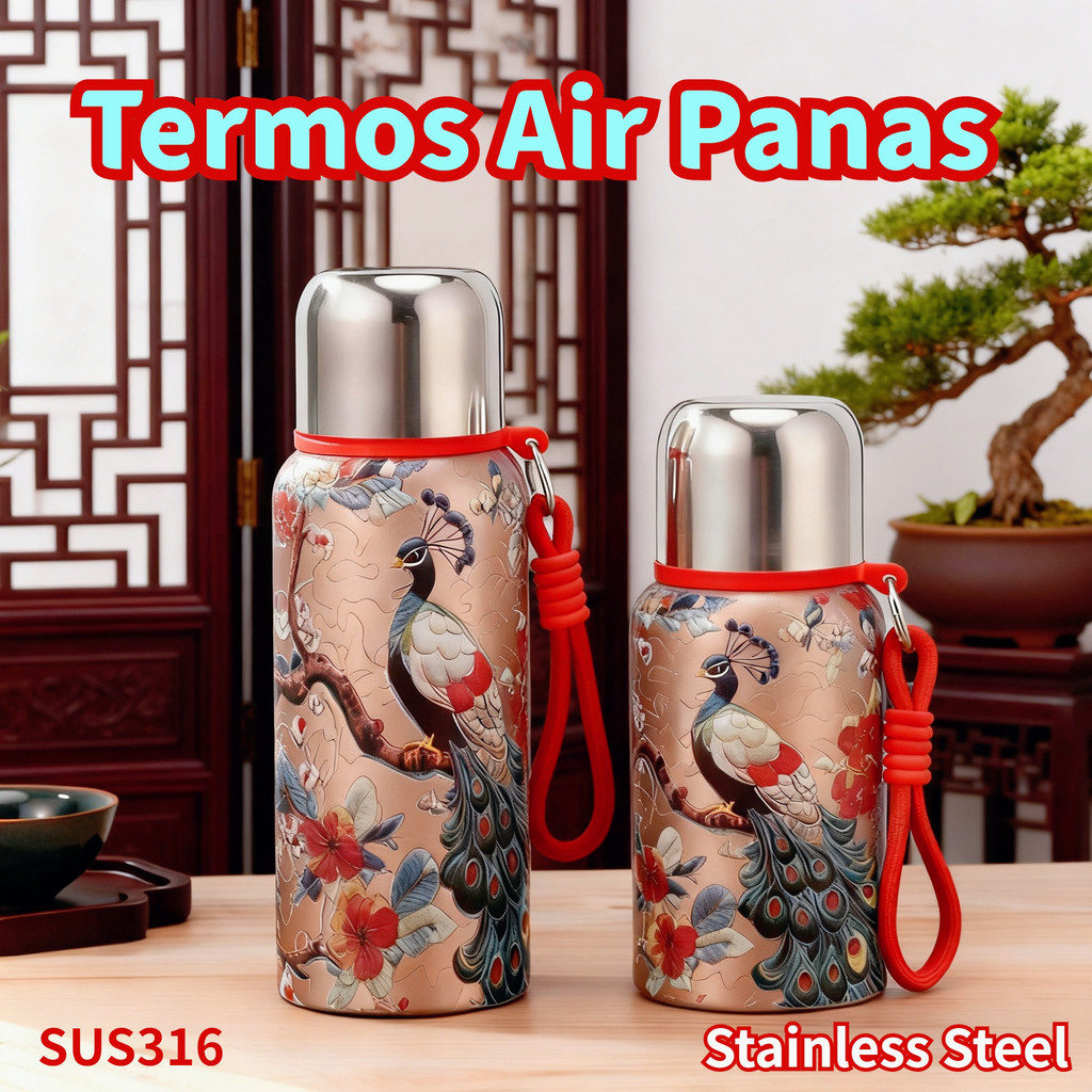 Jual COD 400ML/600ML Stainless Steel Sus316 Termos Air Panas/ Gelas ...