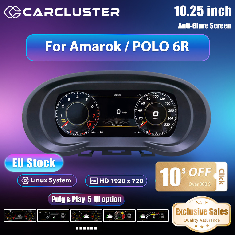 Jual 9‘’inch LCD gital Cluster For VW Polo 6R VENTO 2008-2016 CROSSFOX ...