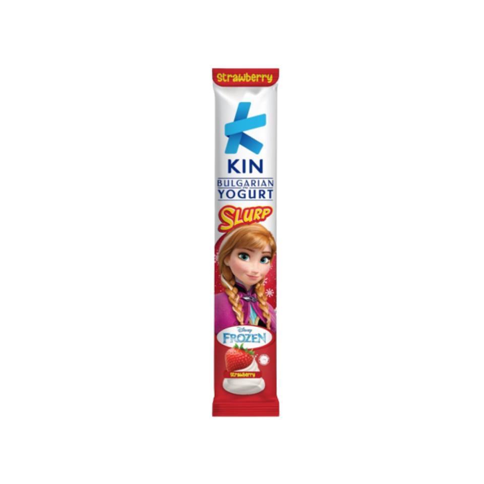 Jual KIN Yoghurt Bulgarian Slurp Strawberry Sachet 45 gr | Shopee Indonesia
