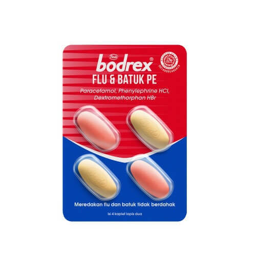 Jual Bodrex Obat Flu & Batuk Tidak Berdahak 4 pcs | Shopee Indonesia