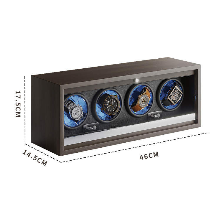 Jual Brand Luxury Wood Watch Winder HighEnd 1 2 4 Slot Automatic ...