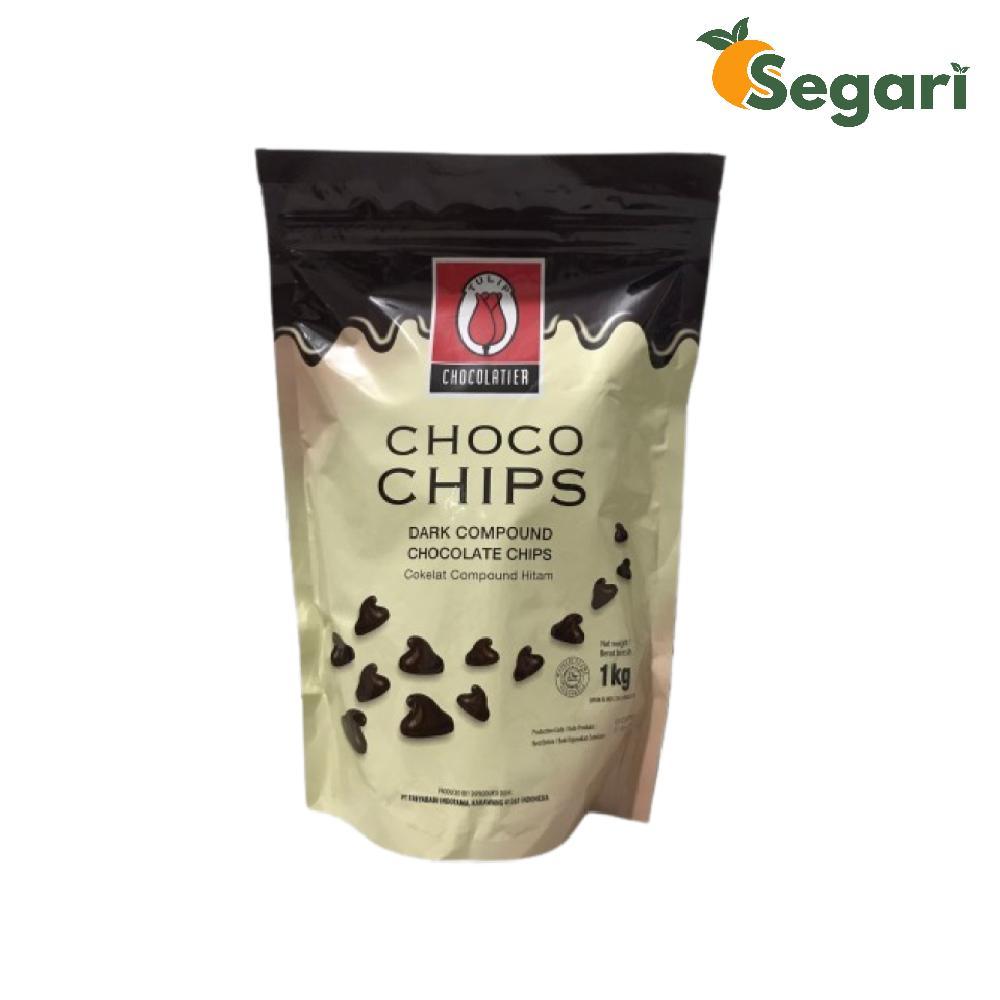 Jual Tulip Choco Chips Dark Compound 1 kg | Shopee Indonesia