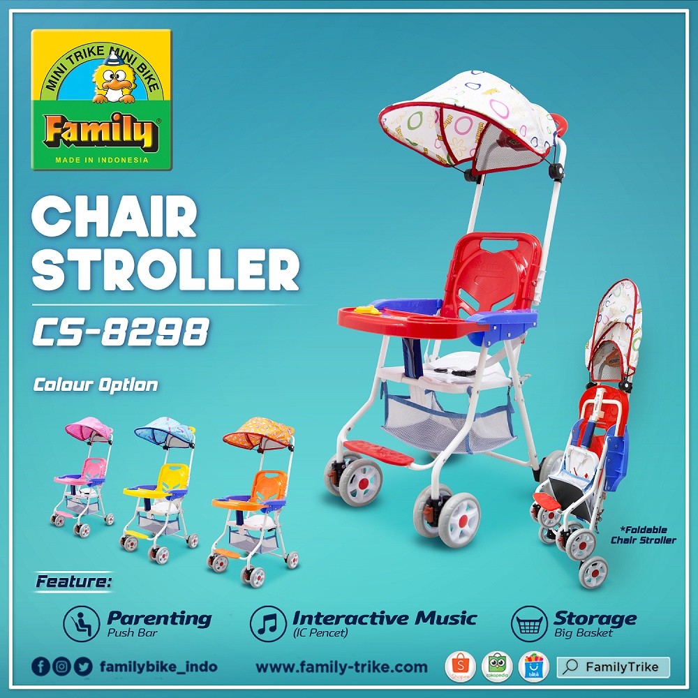 Jual Kursi Stroller Anak Family 8298 | Shopee Indonesia