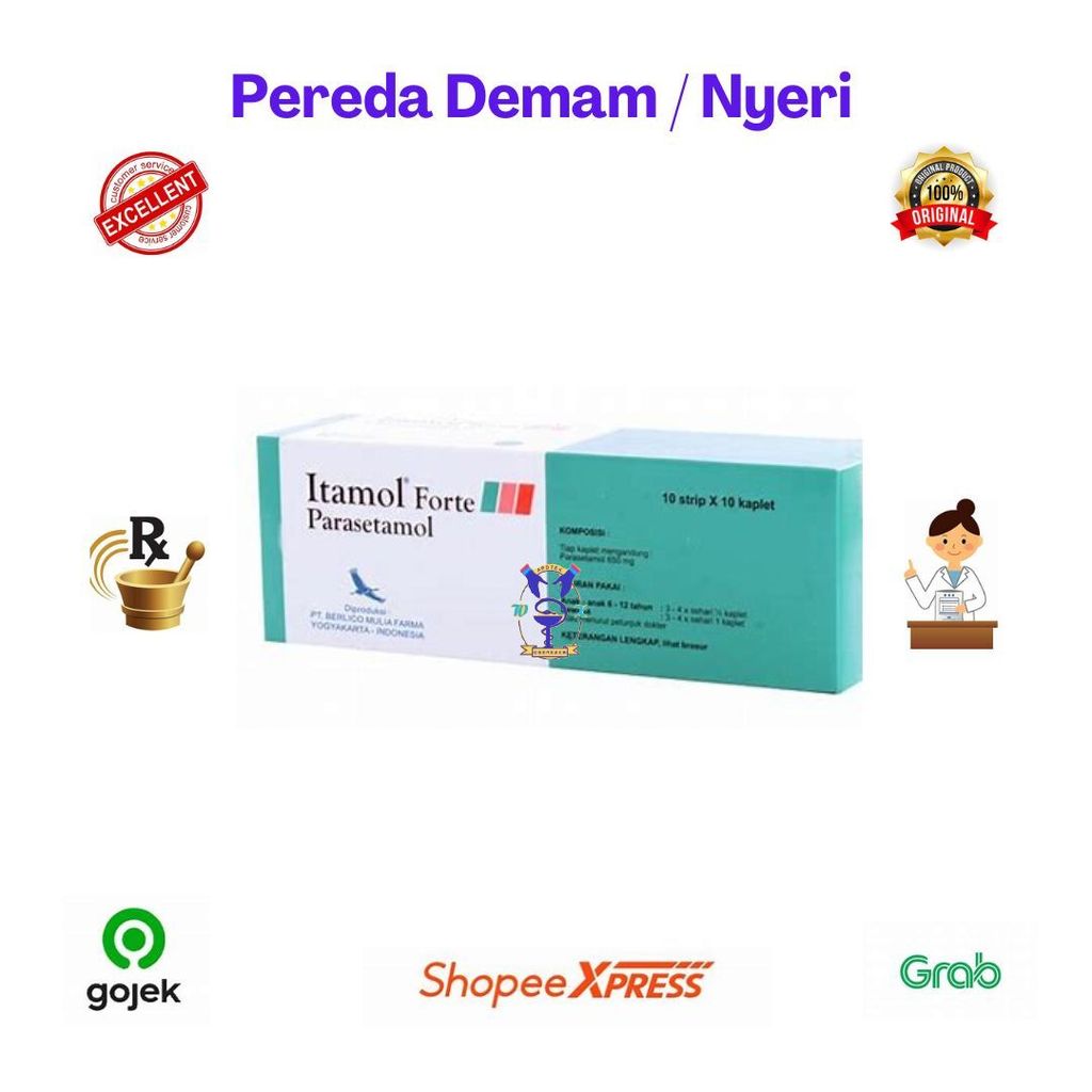 Jual ITAMOL FORTE TABLET 650MG 10S (Bgv) | Shopee Indonesia