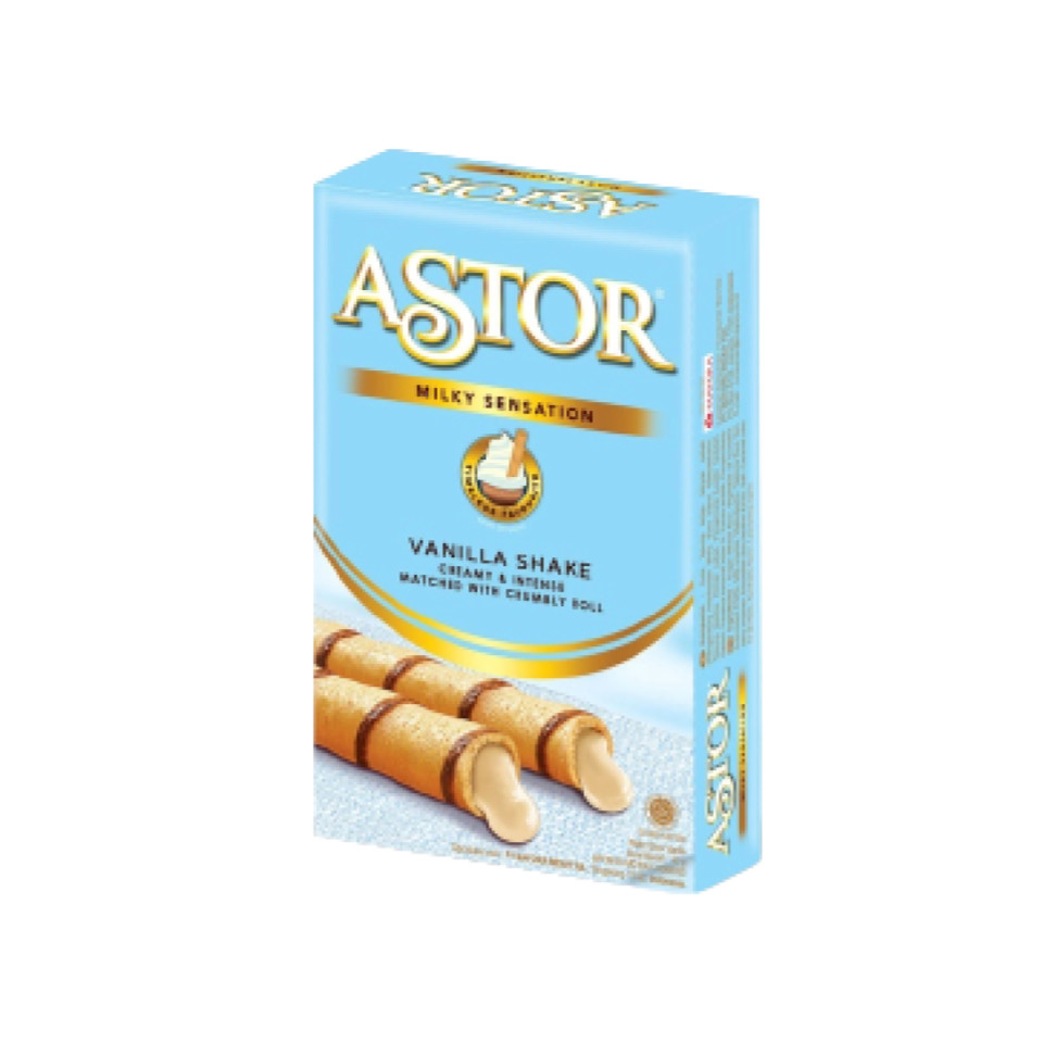 Jual Astor Wafer Vanilla Shake 40 gr | Shopee Indonesia