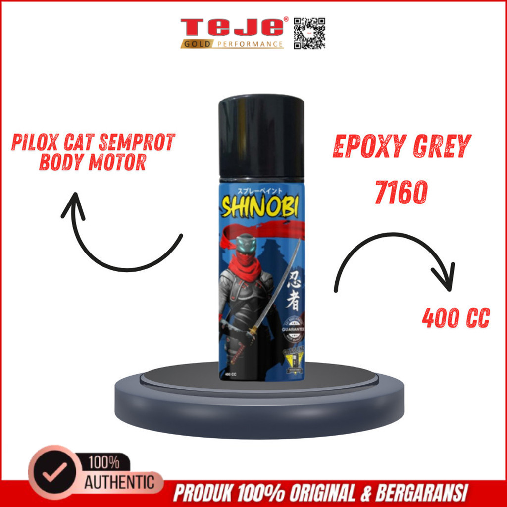 Jual TEJE Pilox Shinobi Epoxy Primer Grey 400 Cc | Shopee Indonesia