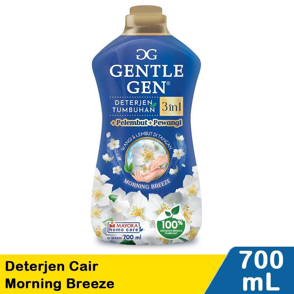 Jual GENTLE GEN DETERJEN CAIR MORNING BREEZE 750/700mL | Shopee Indonesia