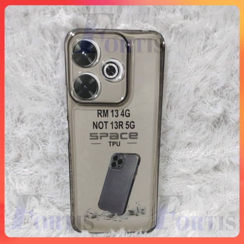 Jual FLASH CASE / Casing Clear Black Xiaomi Redmi 13 4G / Note 13R 5G ...