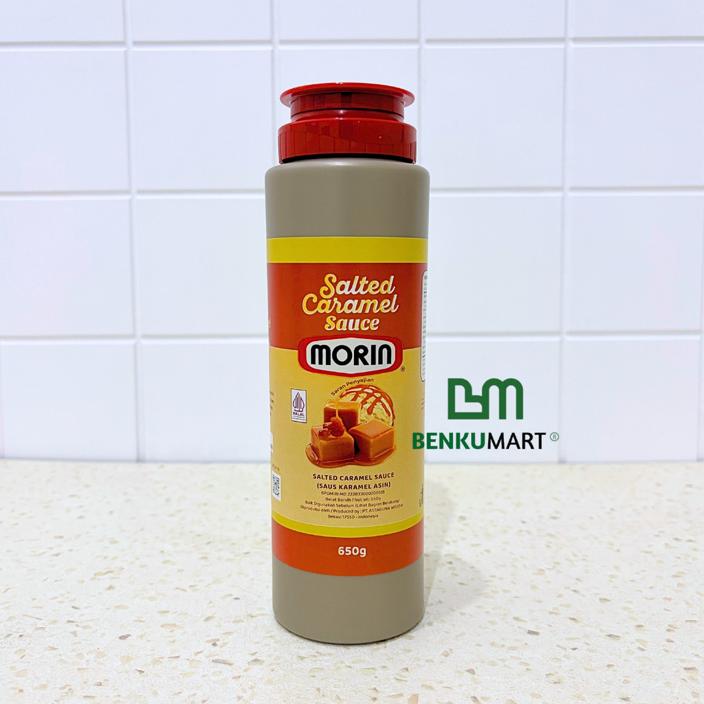 Jual Morin Salted Caramel Sauce Tube (650 gr) | Saus Salted Karamel 650 ...
