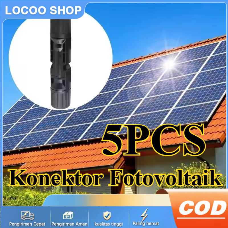 Jual 5set Konektor panel matahari, konektor cabang laki-laki dan ...