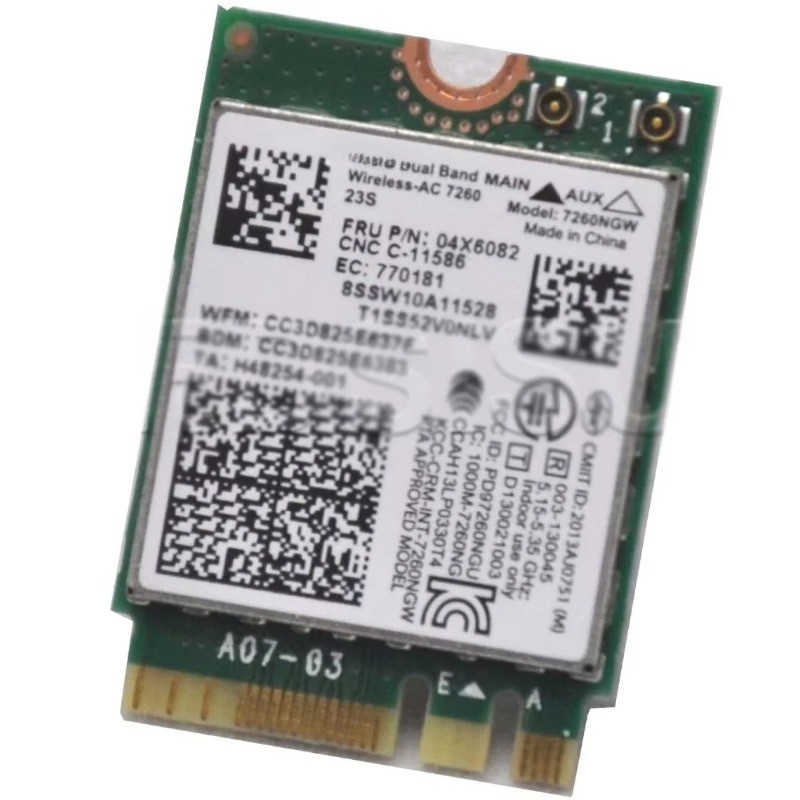 Jual Wireless Adapter Card for Intel 7260NGW 7260ac 7260 ac 245G BT40 ...