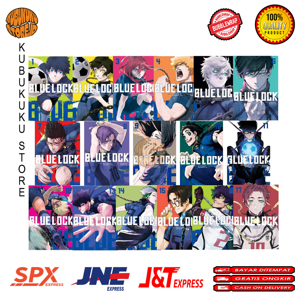 Jual Komik Blue Lock Vol. (1-35) B.indonesia&English | Shopee Indonesia
