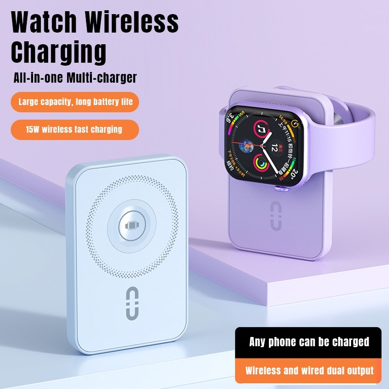 Jual Magsafe 10000mAh PD Qucik Fast Charging for Ipone Iwatch Wireles ...