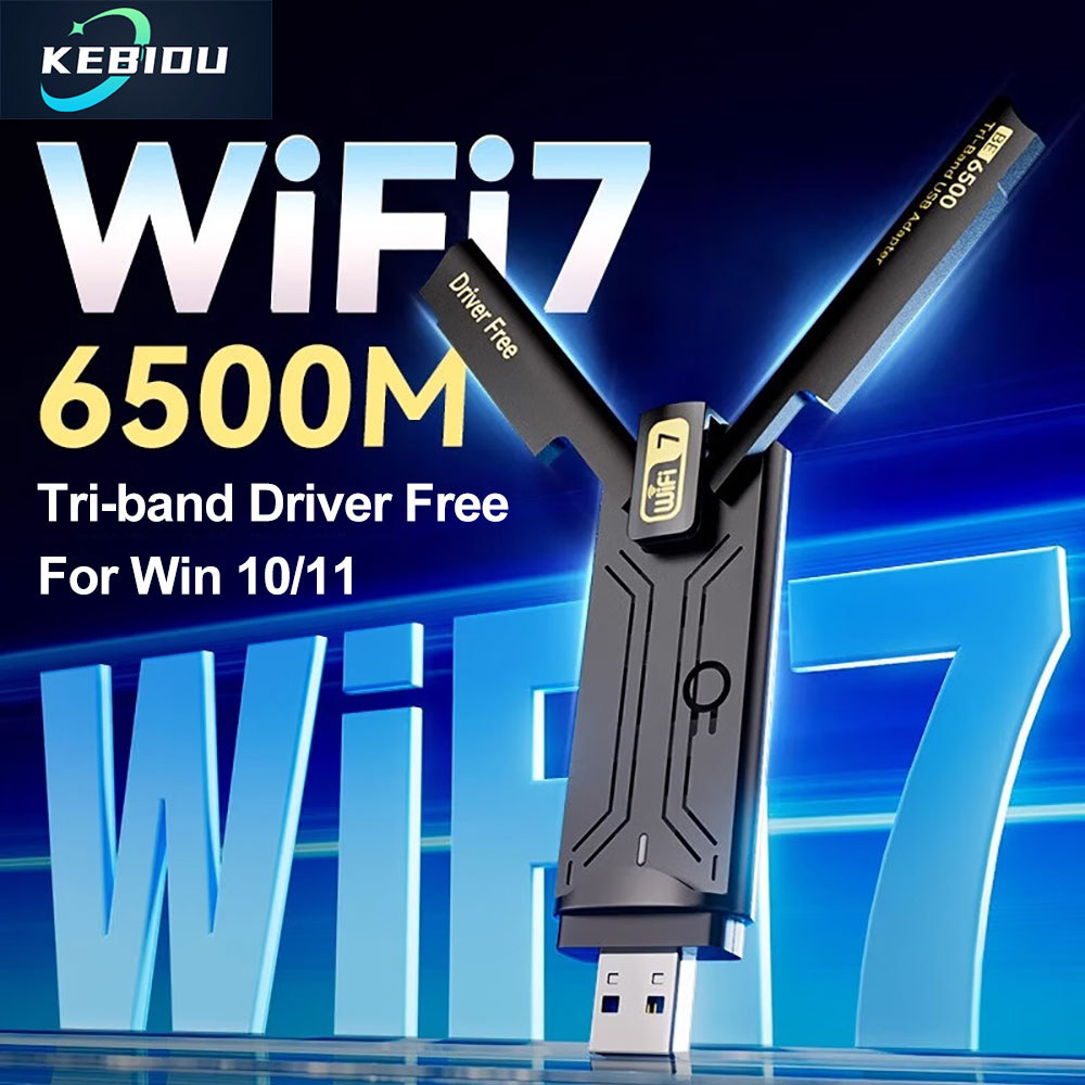Jual WiFi 7 USB WiFi Adapter BE6500 6500Mbps USB 30 80211BE WiFi Dongle ...