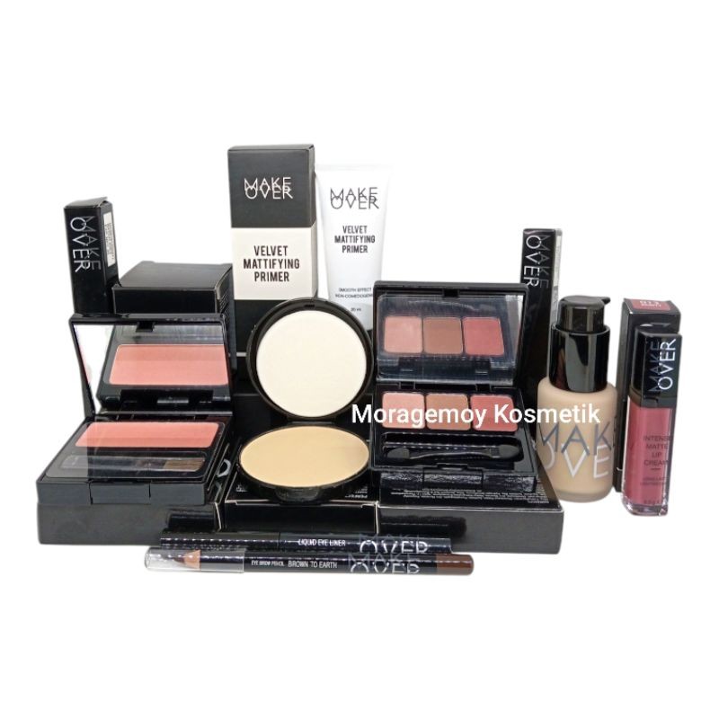 Jual Make Over Paket Make Up 8 in 1 Lengkap High Coverage | Shopee ...