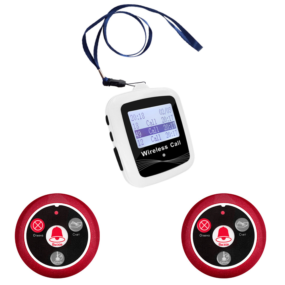Jual JINGLE BELLS Wireless Restaurant Guest Calling System 1 Waterproof ...