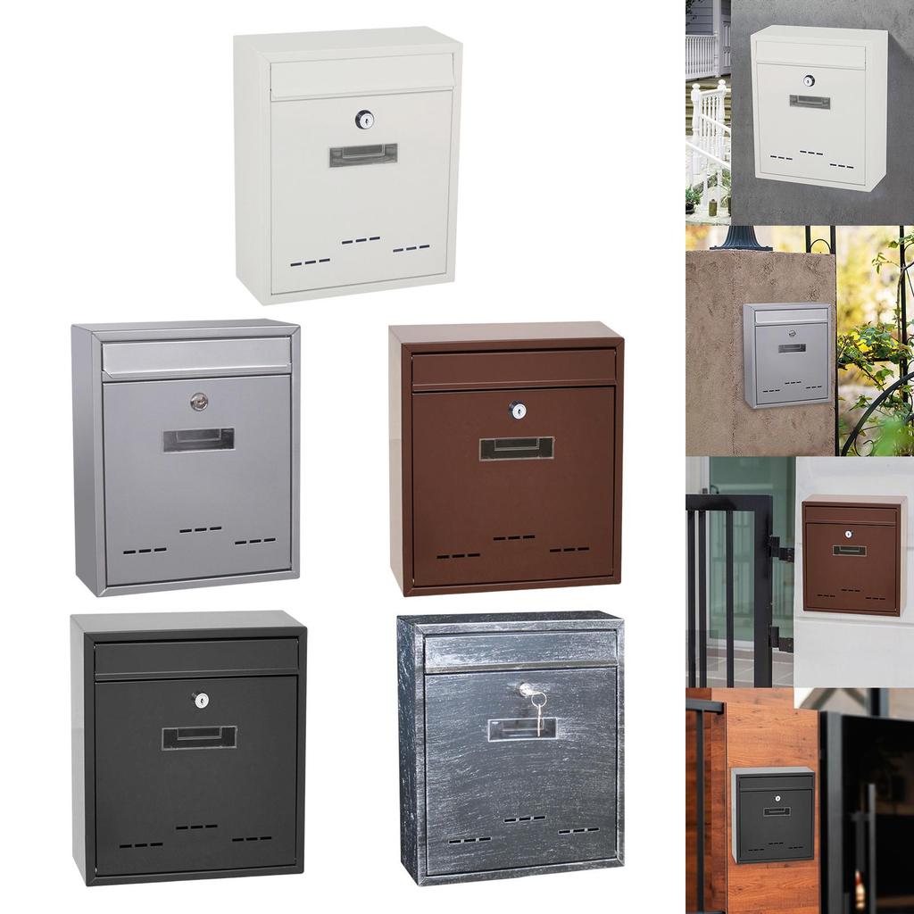 Jual Large Wall Mount Mailbox, Lockable, Box, Large Capacity, Mail Box ...