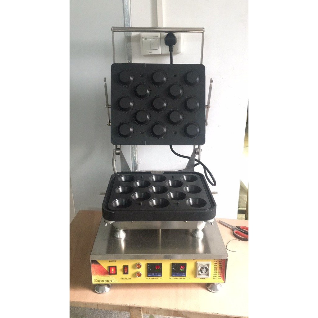 Jual Tart Machine Non Stick 220V 110V Cheese Tartlet Waffle Maker 13pcs ...