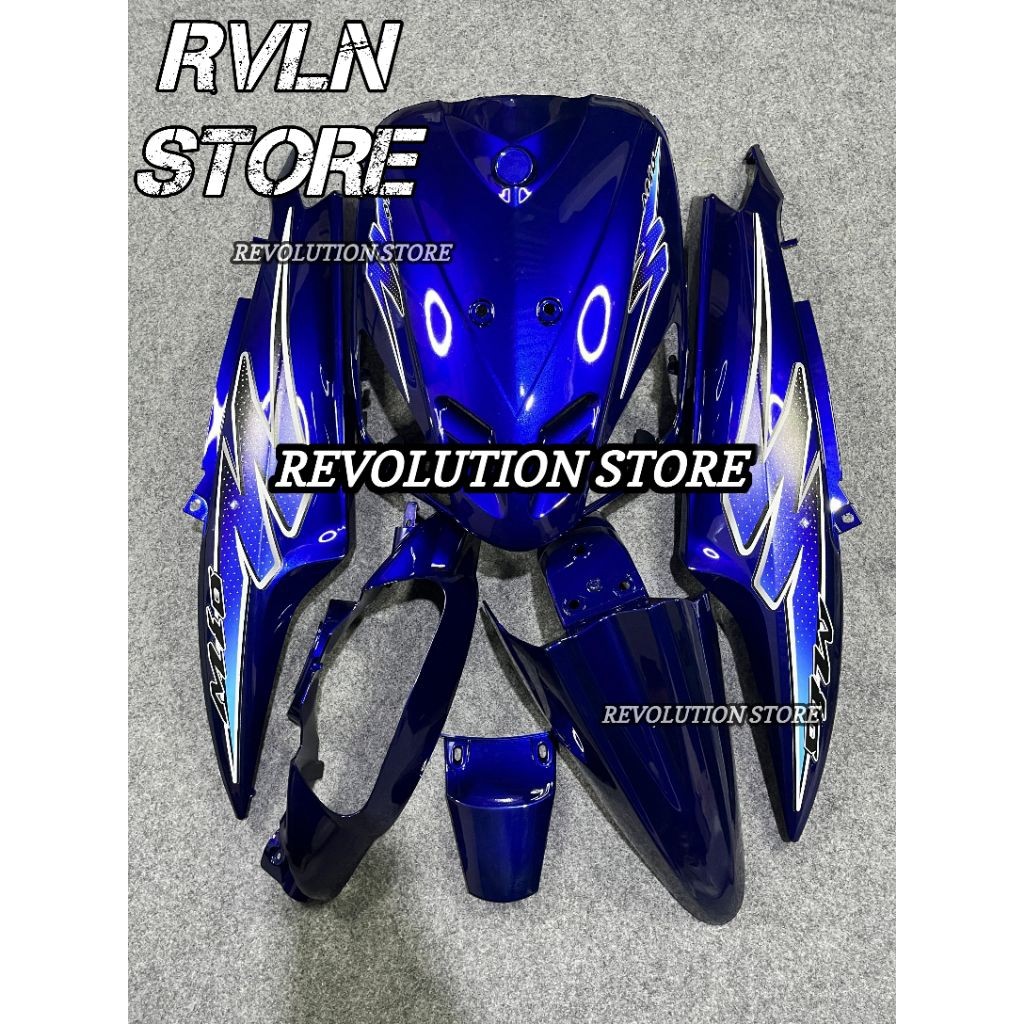 Jual Cover body full set bodi halus Yamaha Mio sporty biru candy ...
