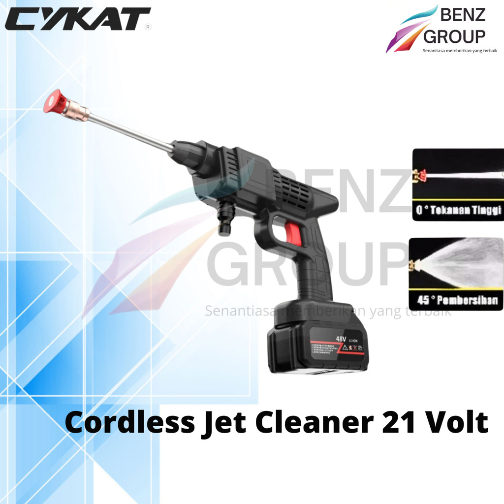 Jual Cordless Jet Cleaner 21 Volt Mesin Cuci Mobil Motor AC Baterai ...