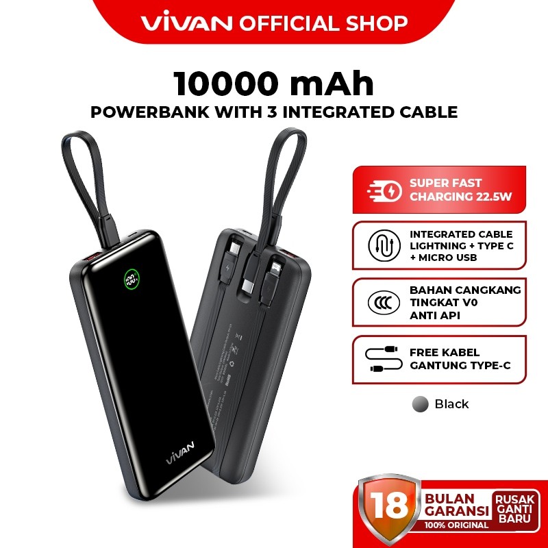 Jual Powerbank Vivan Terlengkap & Harga Terbaru Mei 2026 | Shopee Indonesia