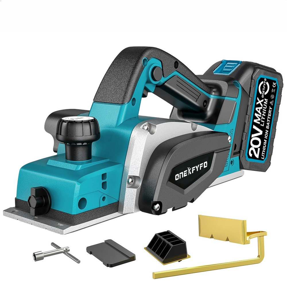 Jual Cordless Brushless Electric Hand Planer 15000 RPM Power Wood Plane ...