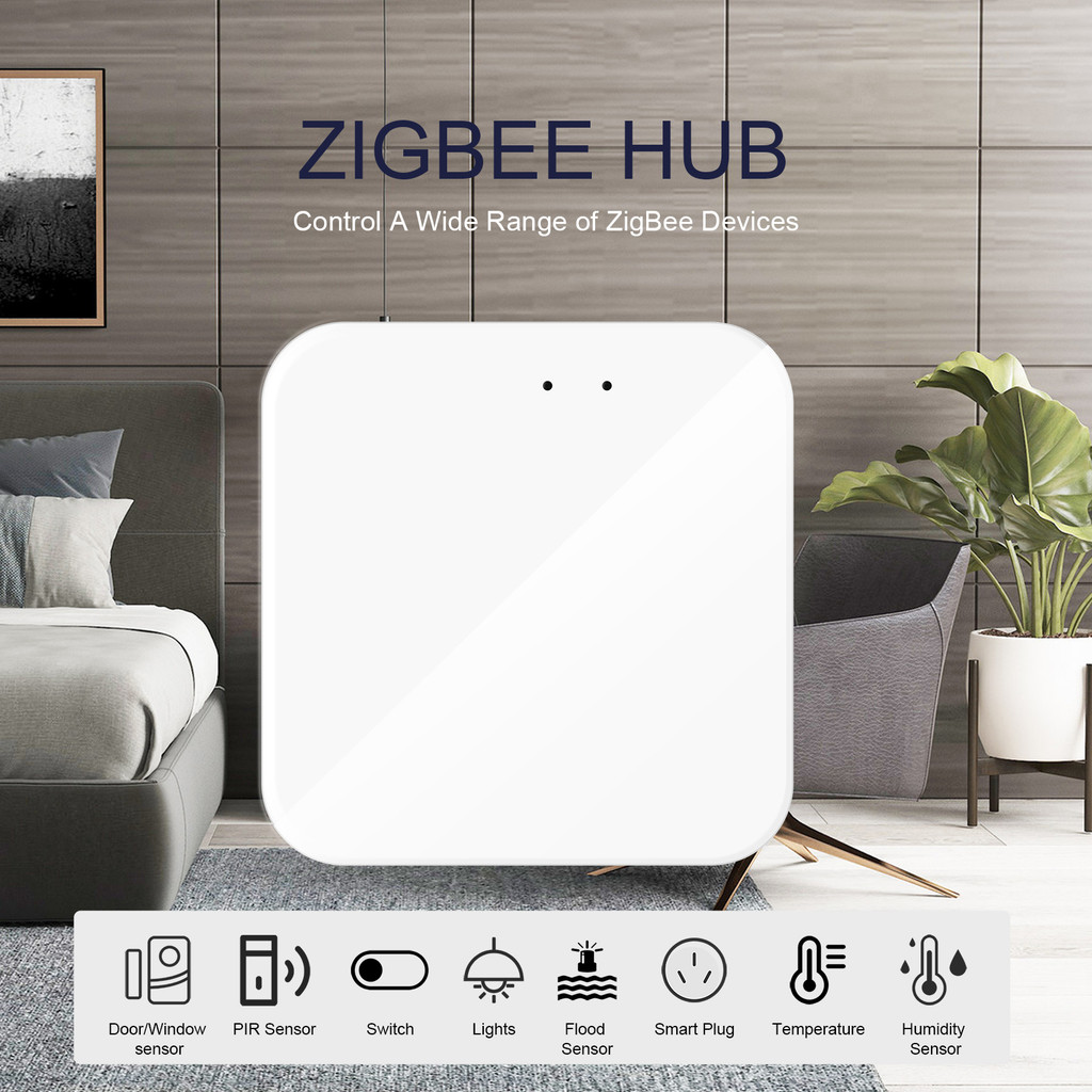 Jual Tuya ZigBee 3.0 Smart Hub, Wireless/Wired Gateway Bridge for App ...