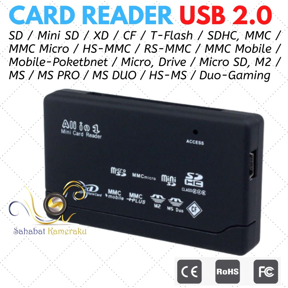 Jual [Sale Promo] Card Reader SD / Mini SD / XD / CF / T-Flash / SDHC ...