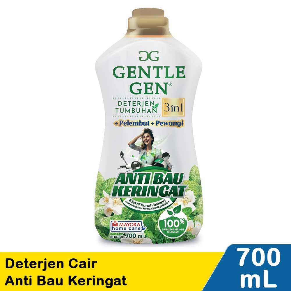 Jual GENTLE GEN DETERJEN CAIR ANTI KERINGAT 750/700mL | Shopee Indonesia
