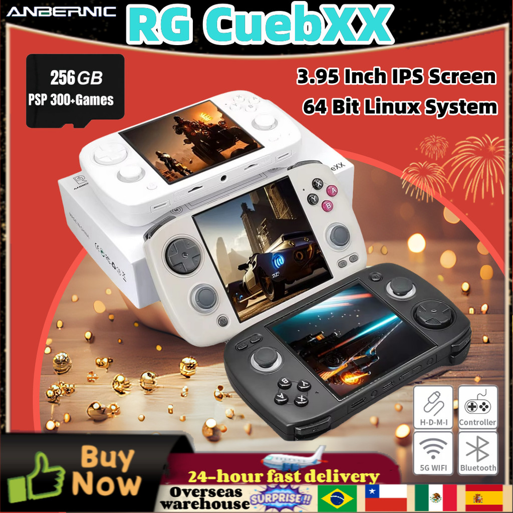 Jual ANBERNIC RG CubeXX Handheld Game Console 3.95" IPS 720*720 Screen ...