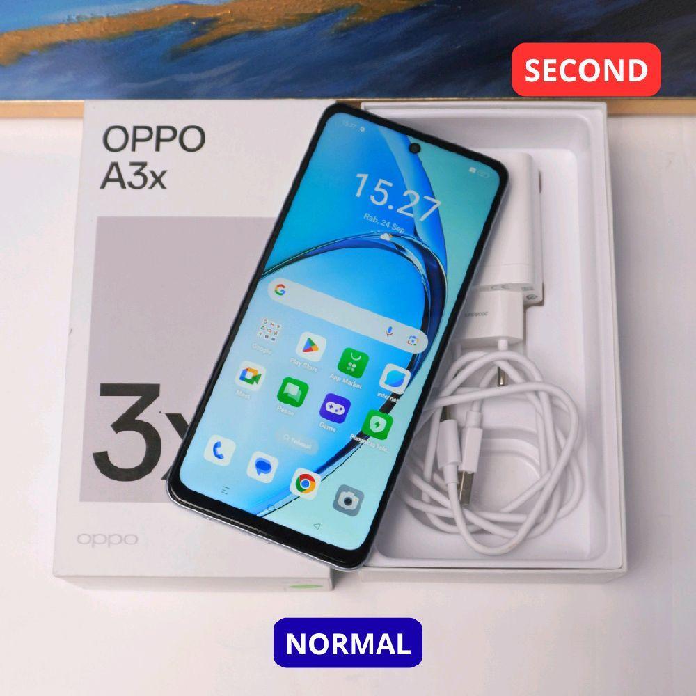 Jual OPPO A3X 4/64 GB - HP SECOND ORIGINAL SINAR MUTIARA CELL | Shopee Indonesia