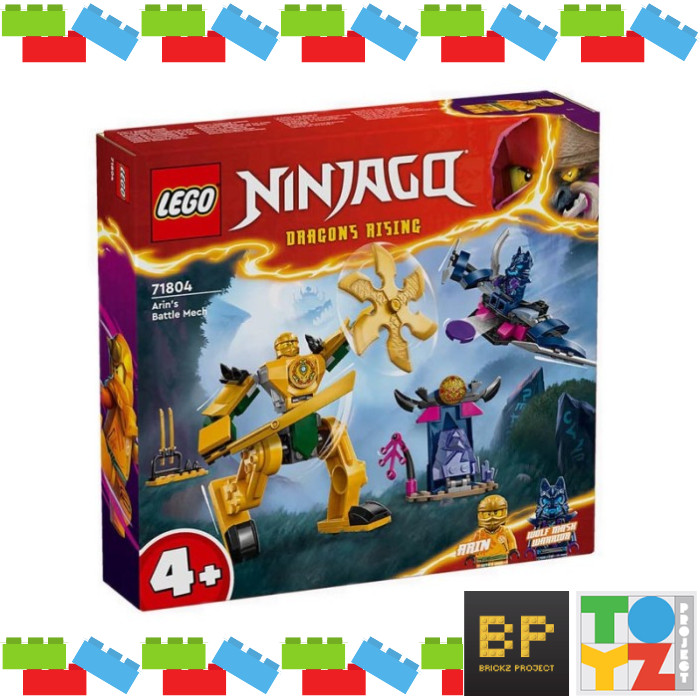 Jual Lego 71804 NinjaGo - Arin's Battle Mech Original TP Bali | Shopee ...