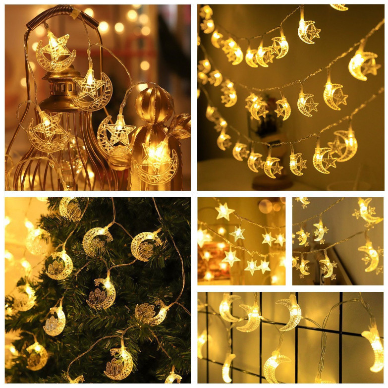 Jual L6203 Lampu String Lebaran LED Tumblr / Lampu Hiasan Lentera ...