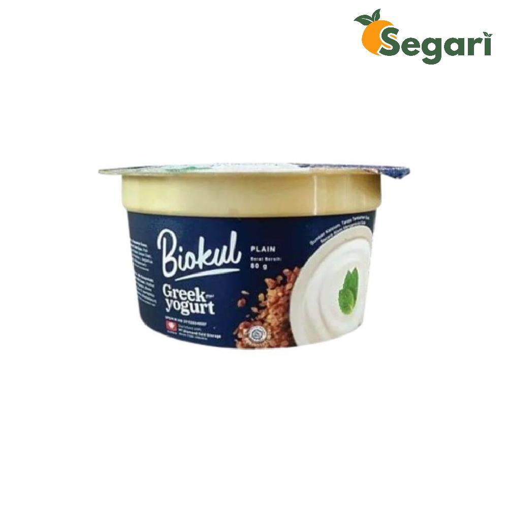 Jual Biokul Yoghurt Greek Plain Cup 80 gr | Shopee Indonesia