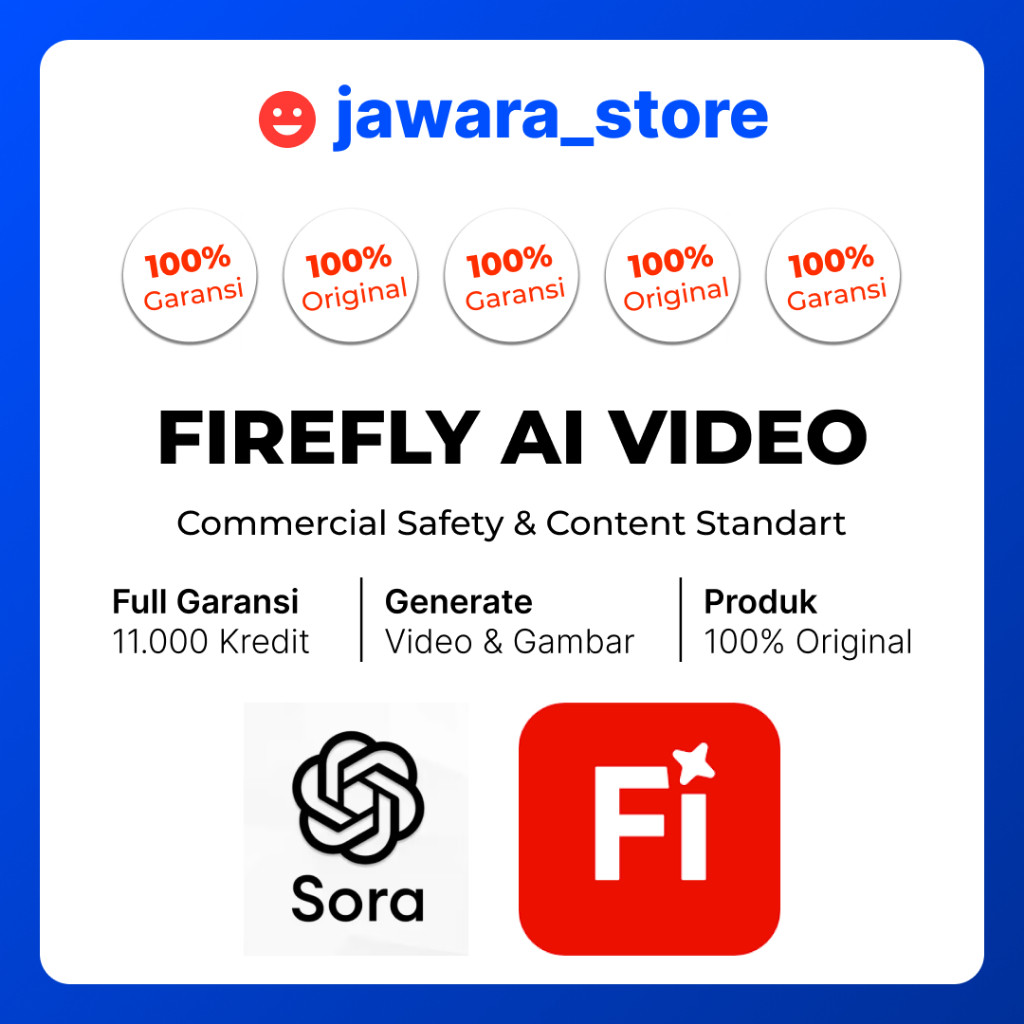 Jual SORA AI ALTERNATIF | FIREFLY AI | Generate Video & Gambar | Shopee ...
